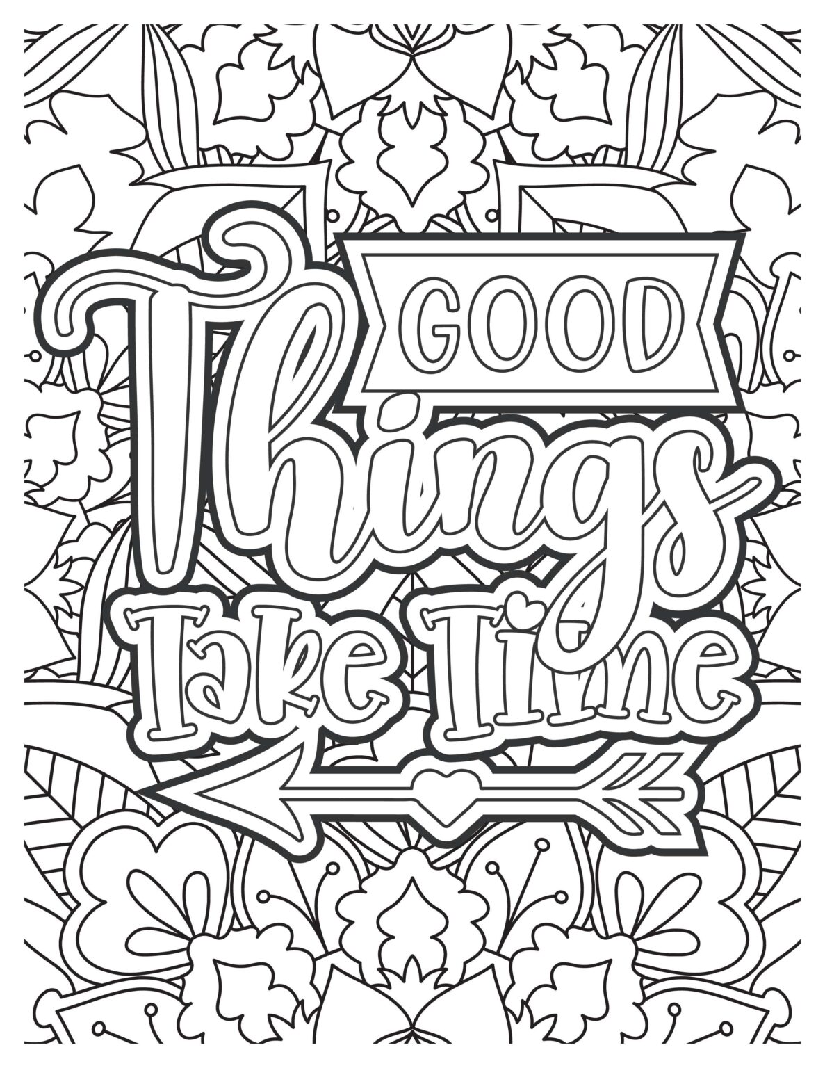 Inspiring Message Coloring Pages: Creative Designs for All Ages