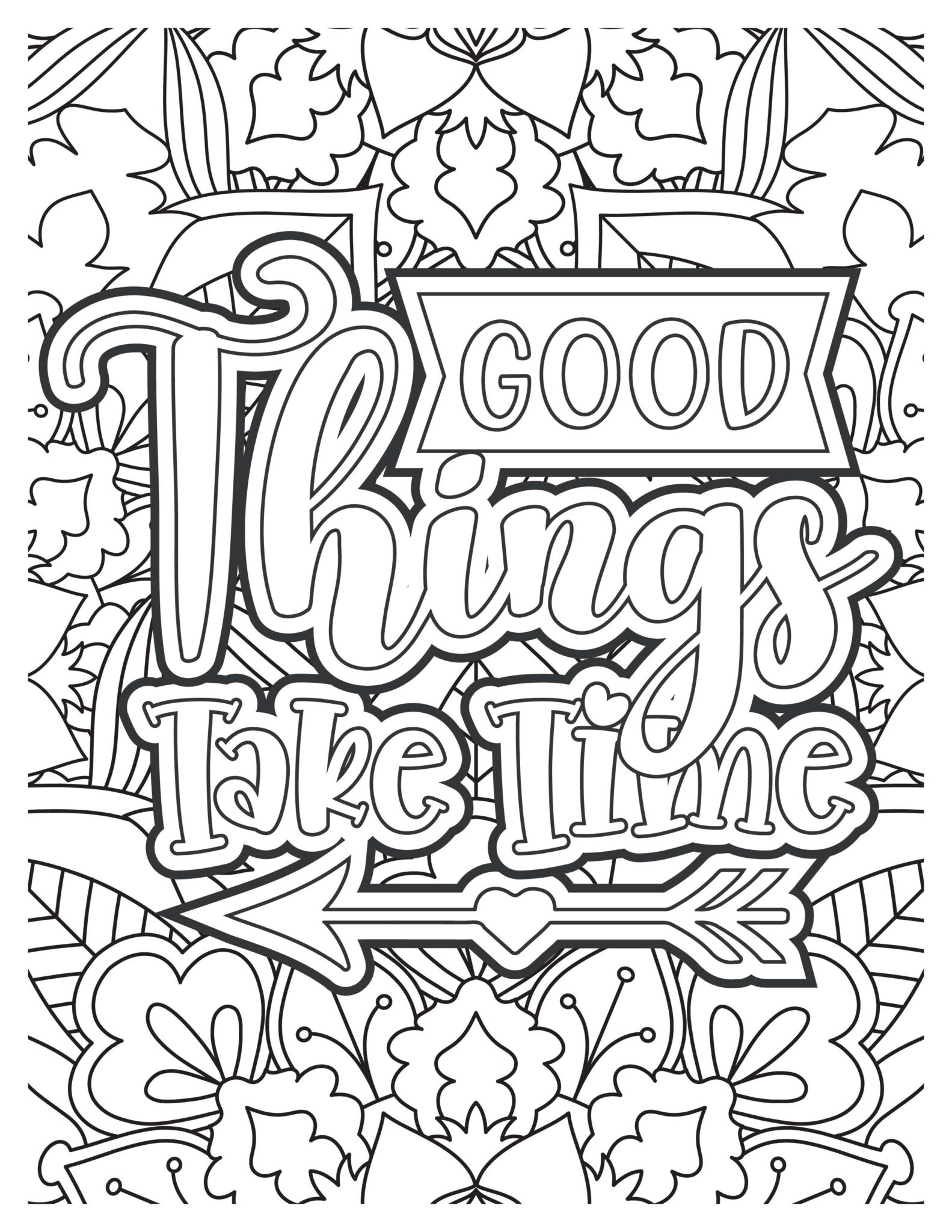 Inspiring Message Coloring Pages: Creative Designs for All Ages