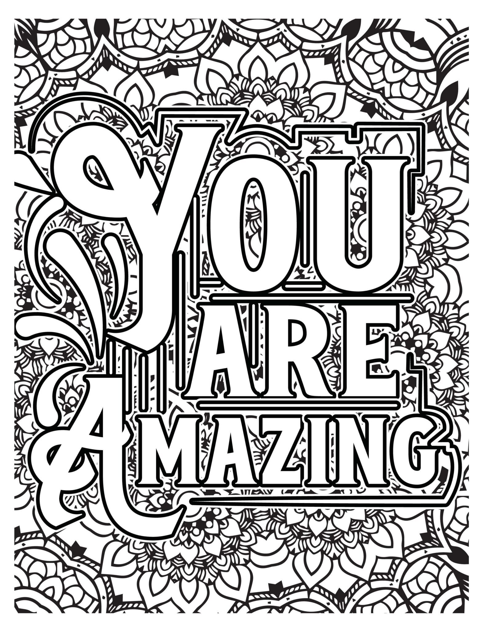 Inspiring Message Coloring Pages: Creative Designs for All Ages