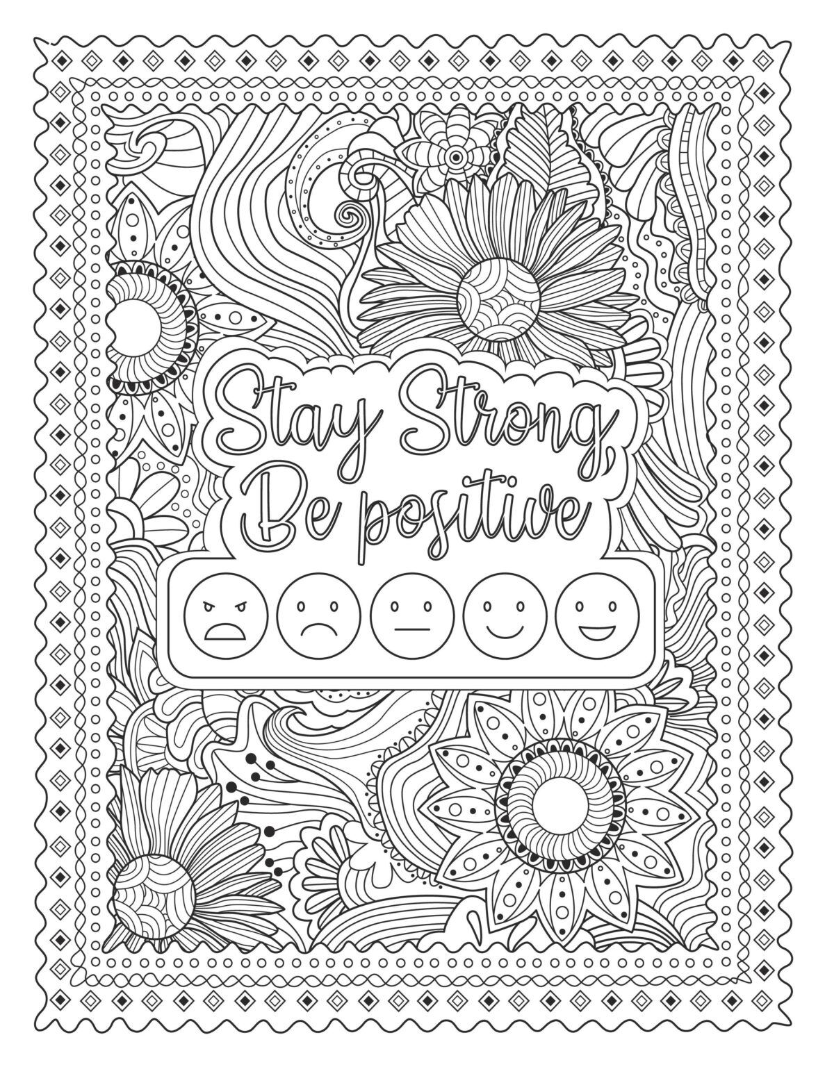 Inspiring Message Coloring Pages: Creative Designs for All Ages