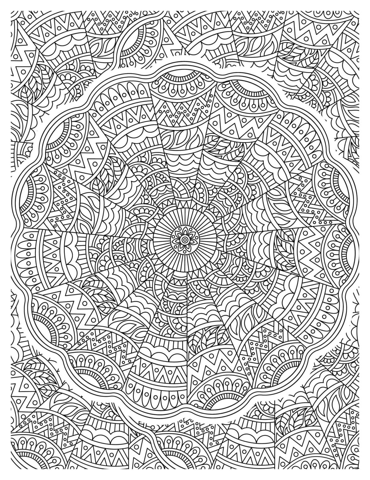 Mindful Mandala Coloring Pages: Relaxation And Creativity