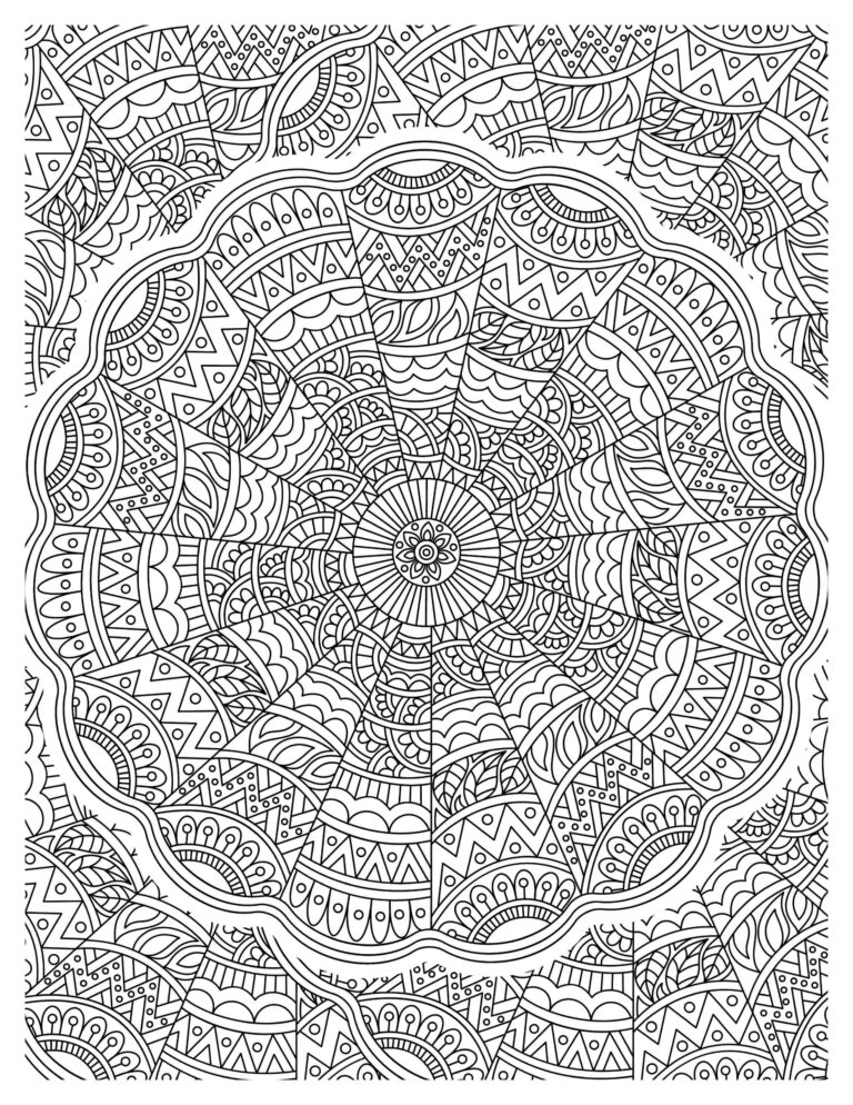 Mindful Mandala Coloring Pages: Relaxation And Creativity