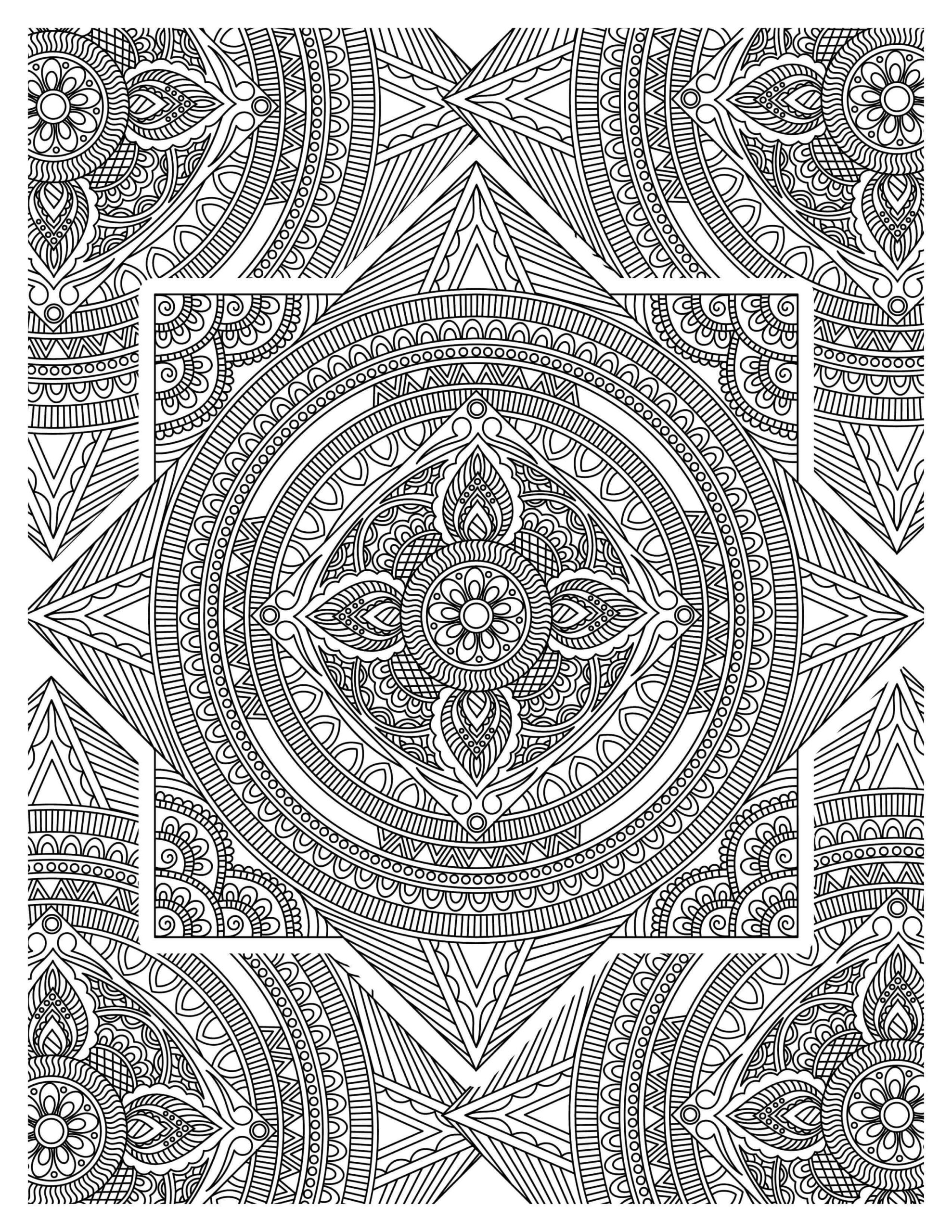 Mindful Mandala Coloring Pages: Relaxation And Creativity