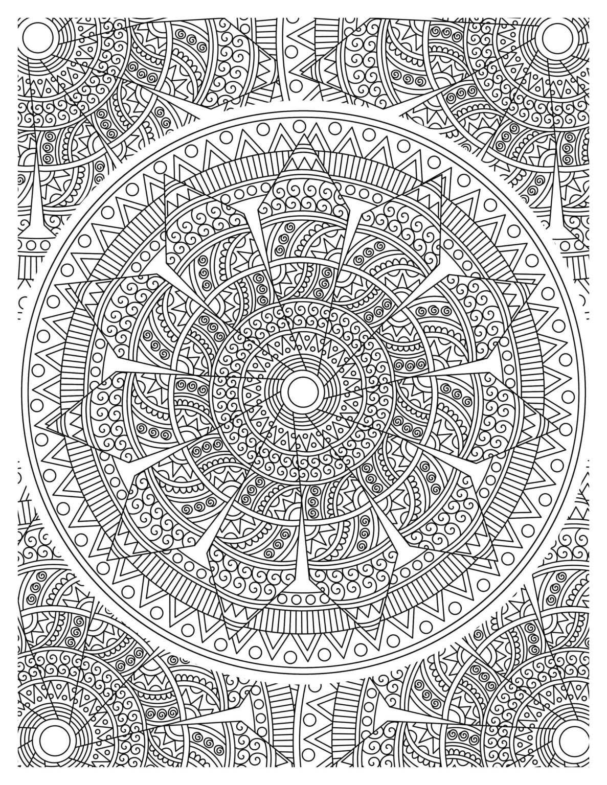 Mindful Mandala Coloring Pages: Relaxation And Creativity