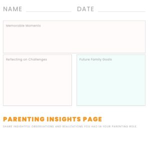 Printable Parenting Plan Template: Streamline Co-Parenting