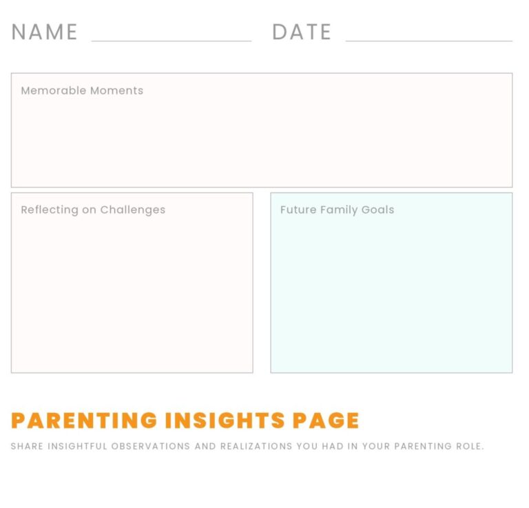 Printable Parenting Plan Template: Streamline Co-Parenting