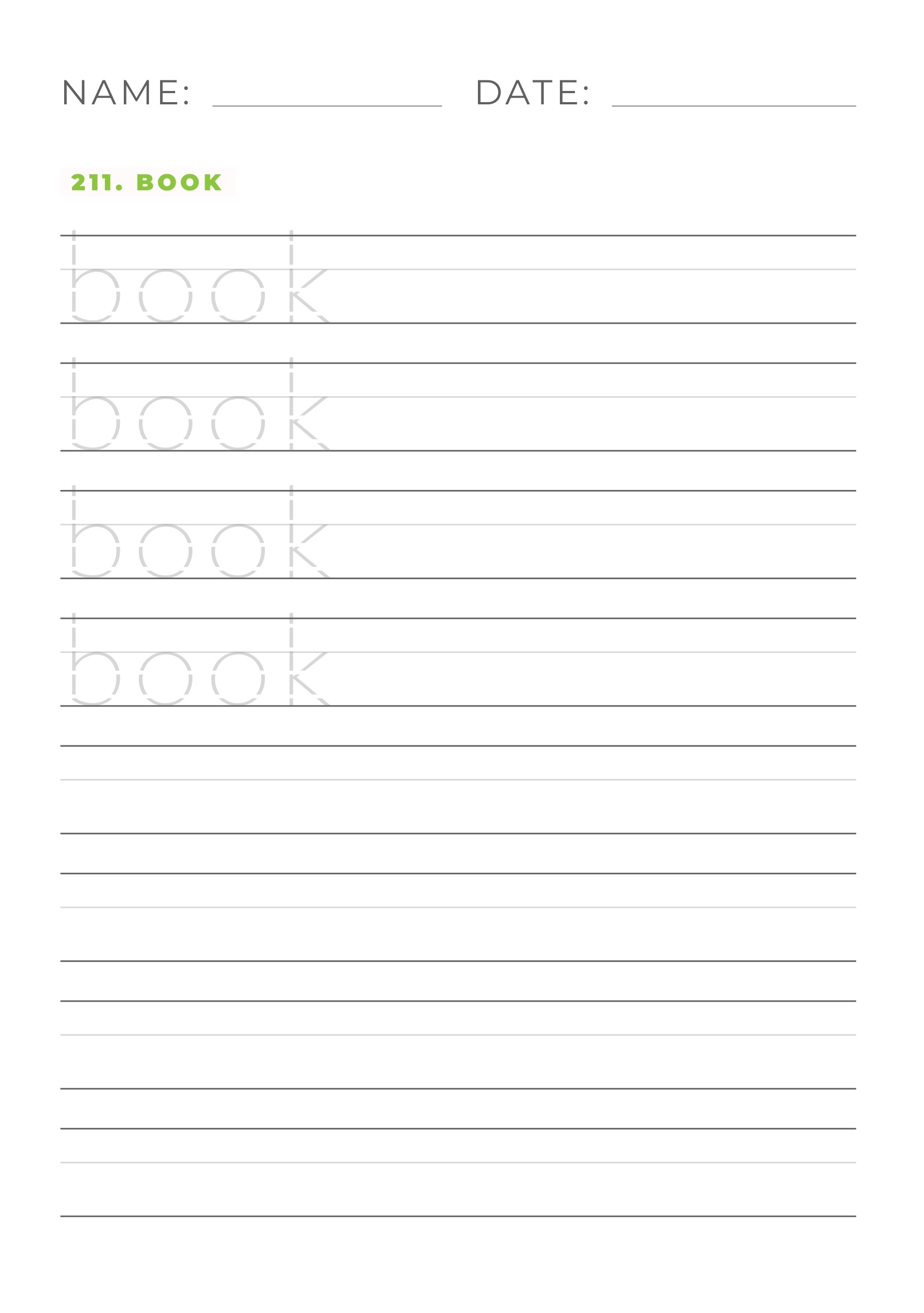 Fry Words Printable 201-300: Improve Reading Skills