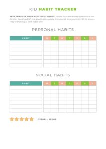 Kids Checklist Printable: Organize Your Child's Day