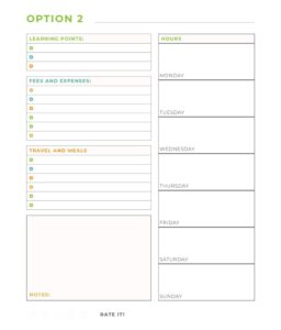 Field Trip Log Printable | Exploration Companion
