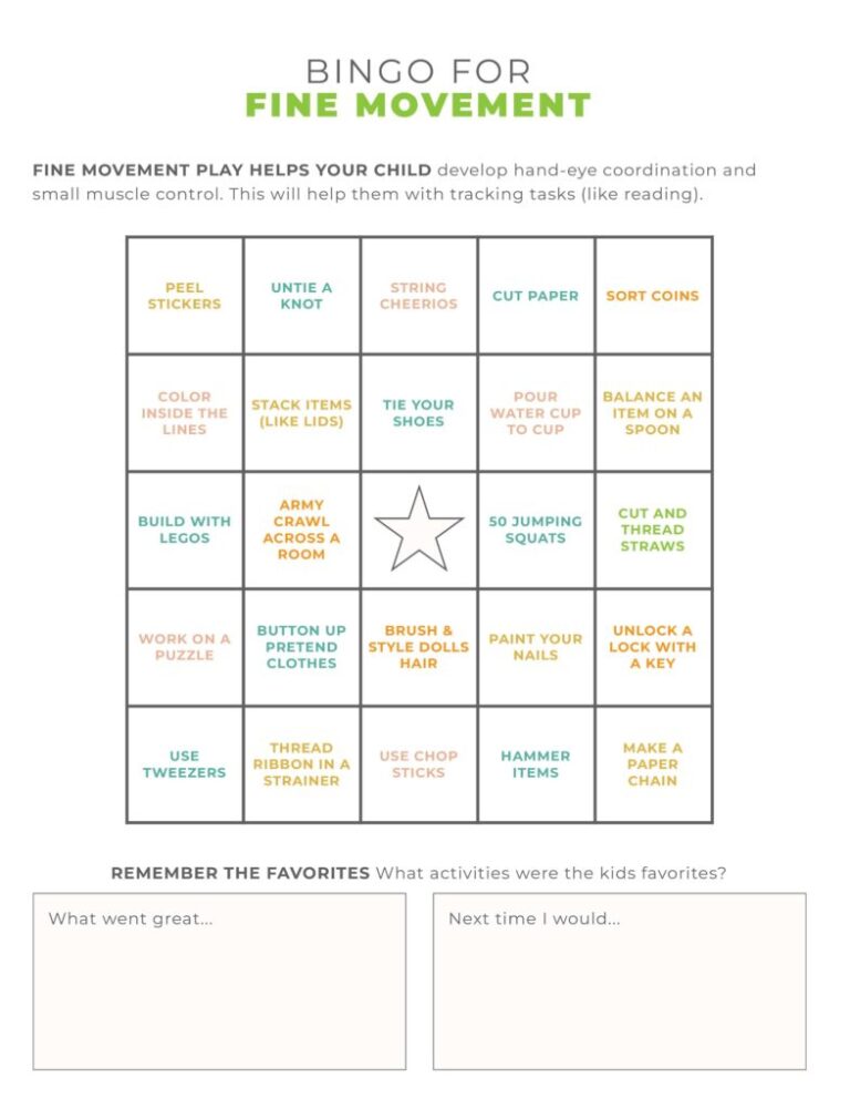 Printable Bingo Game For Kids | Fun And Learning