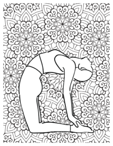 Harmonious Yoga Pose Coloring Pages For Relaxing Moments