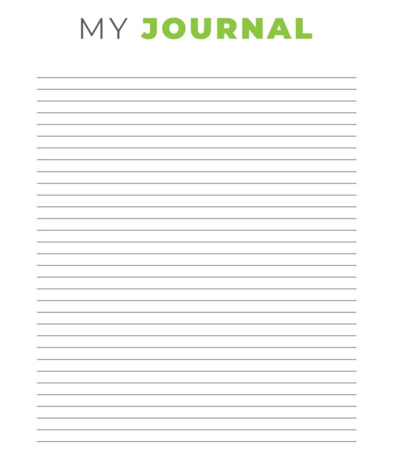 Reflective Rhythms | Weekly Journal Printable for Mindful Living