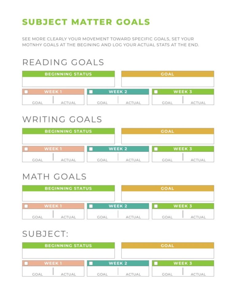 Homeschool Planner Printable | Stay Organized