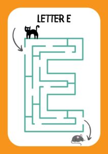 Alphabet Maze Printable | Fun Learning Activity