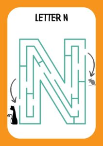 Alphabet Maze Printable | Fun Learning Activity