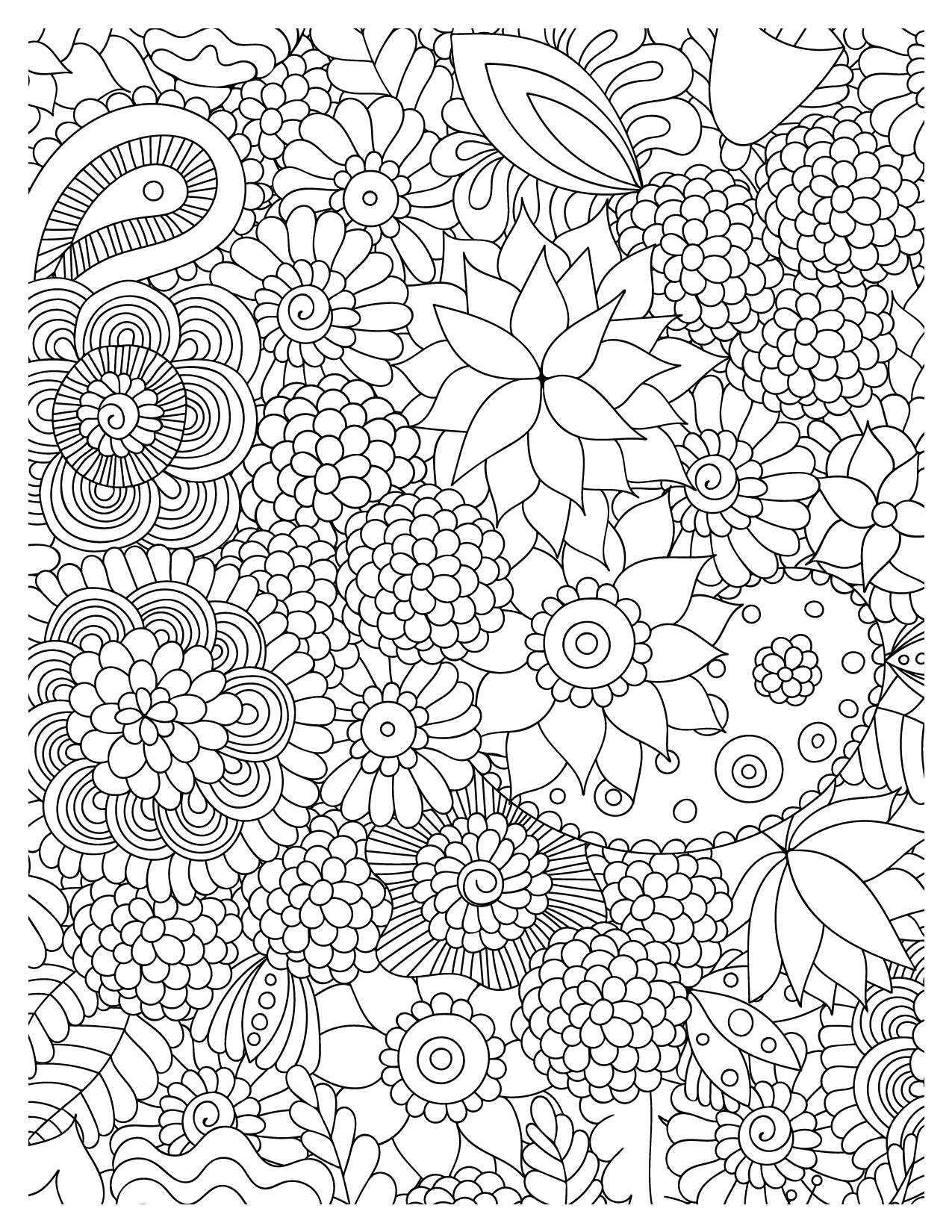 Floral Coloring Pages: Blossom Your Creativity