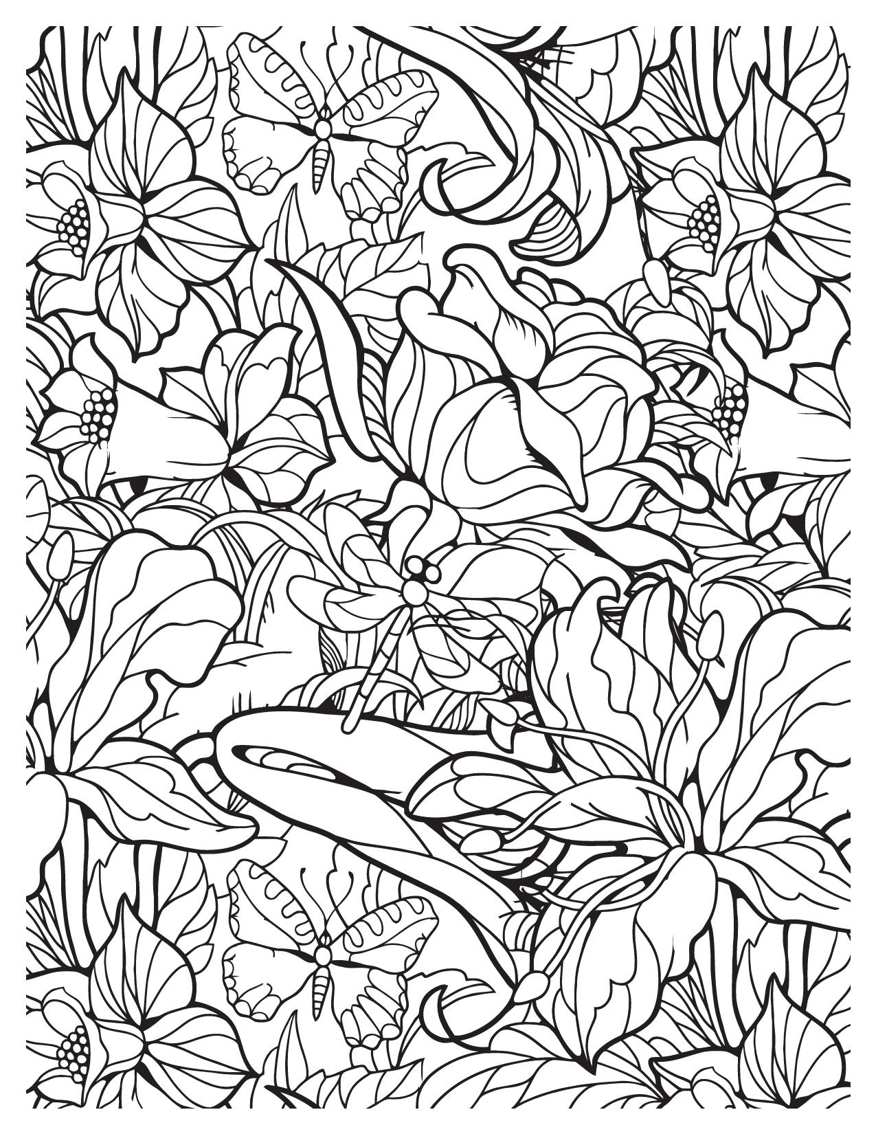 Floral Coloring Pages: Blossom Your Creativity