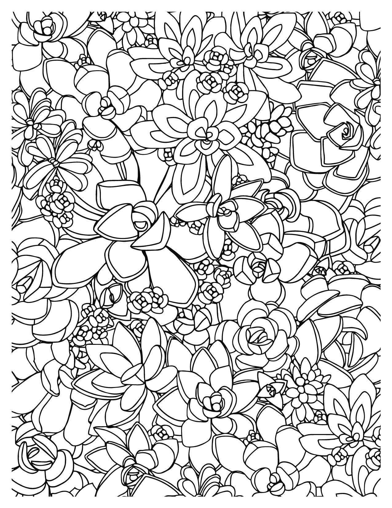 Floral Coloring Pages: Blossom Your Creativity