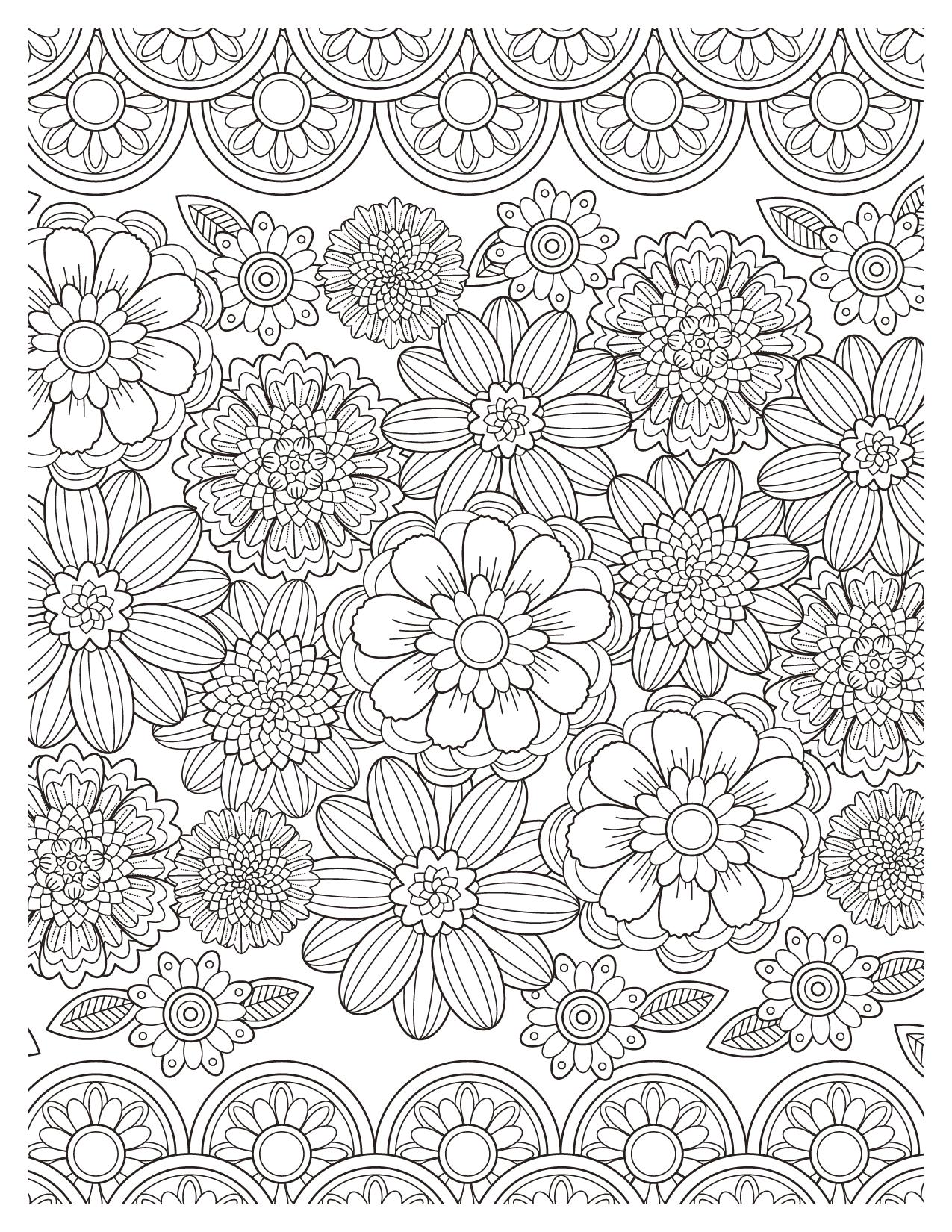 Floral Coloring Pages: Blossom Your Creativity
