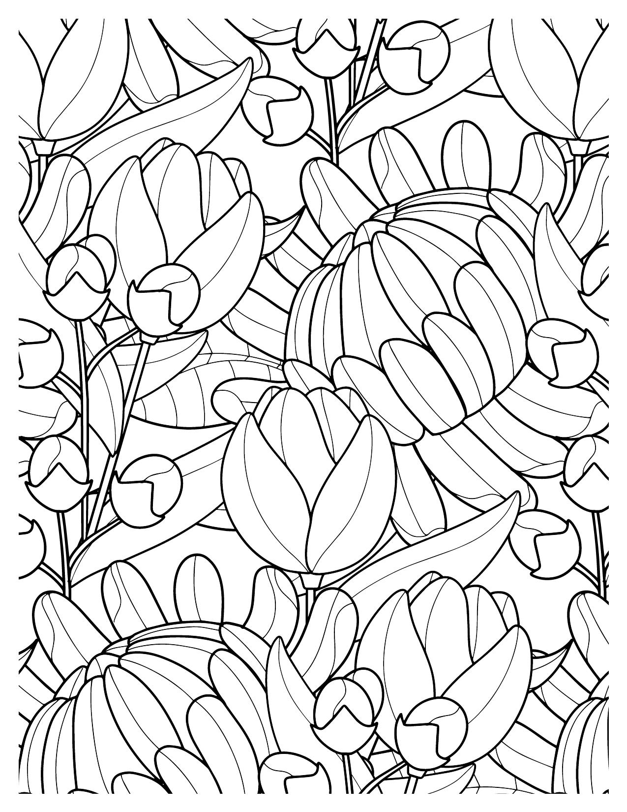 Floral Coloring Pages: Blossom Your Creativity