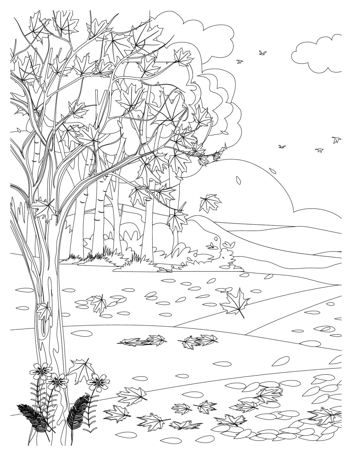 Autumn Coloring Pages: Printable Fall Fun For Kids