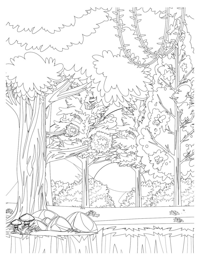 Enchanted Forest Coloring Pages: Creative Designs for All Ages