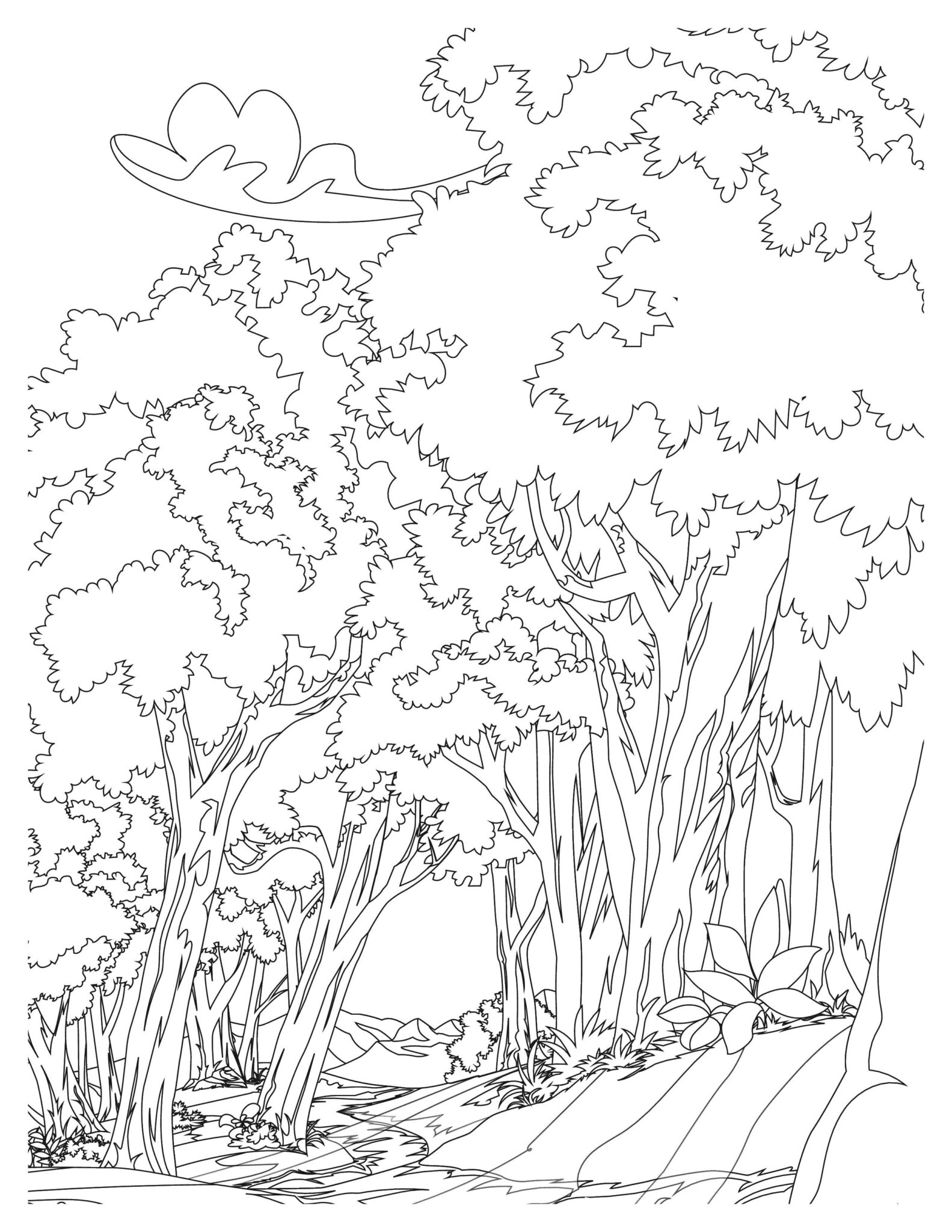 Enchanted Forest Coloring Pages: Creative Designs for All Ages