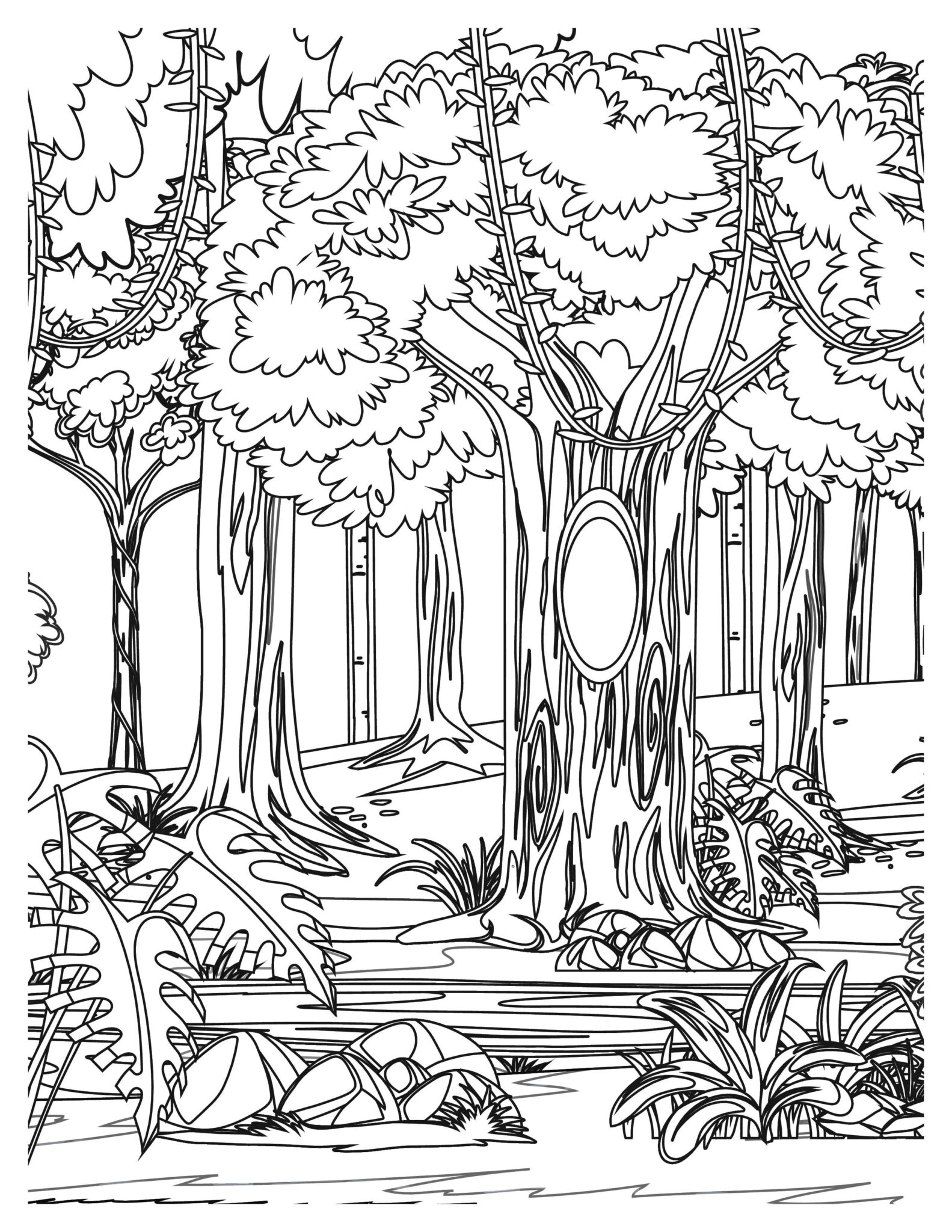 Enchanted Forest Coloring Pages: Creative Designs for All Ages
