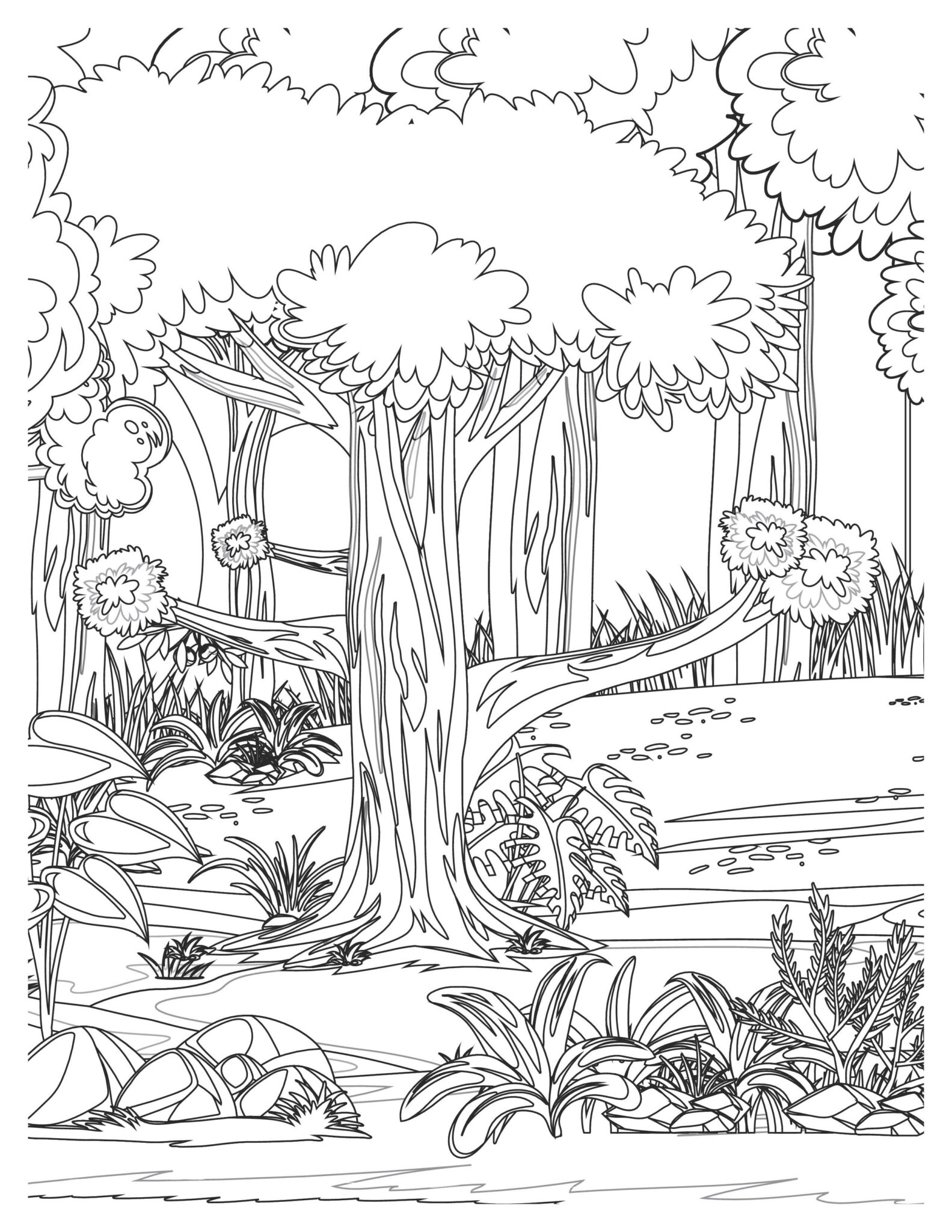 Enchanted Forest Coloring Pages: Creative Designs for All Ages