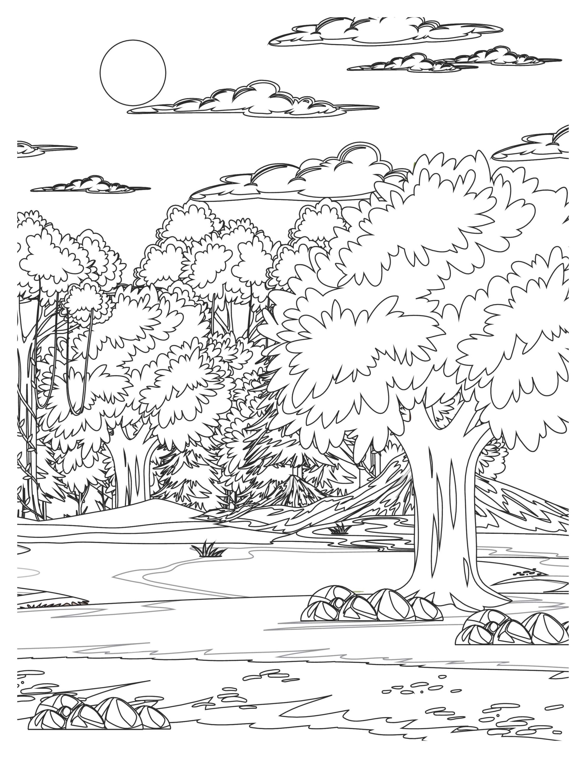 Enchanted Forest Coloring Pages: Creative Designs for All Ages