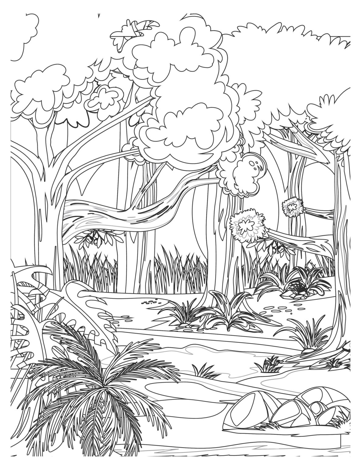 Enchanted Forest Coloring Pages: Creative Designs for All Ages