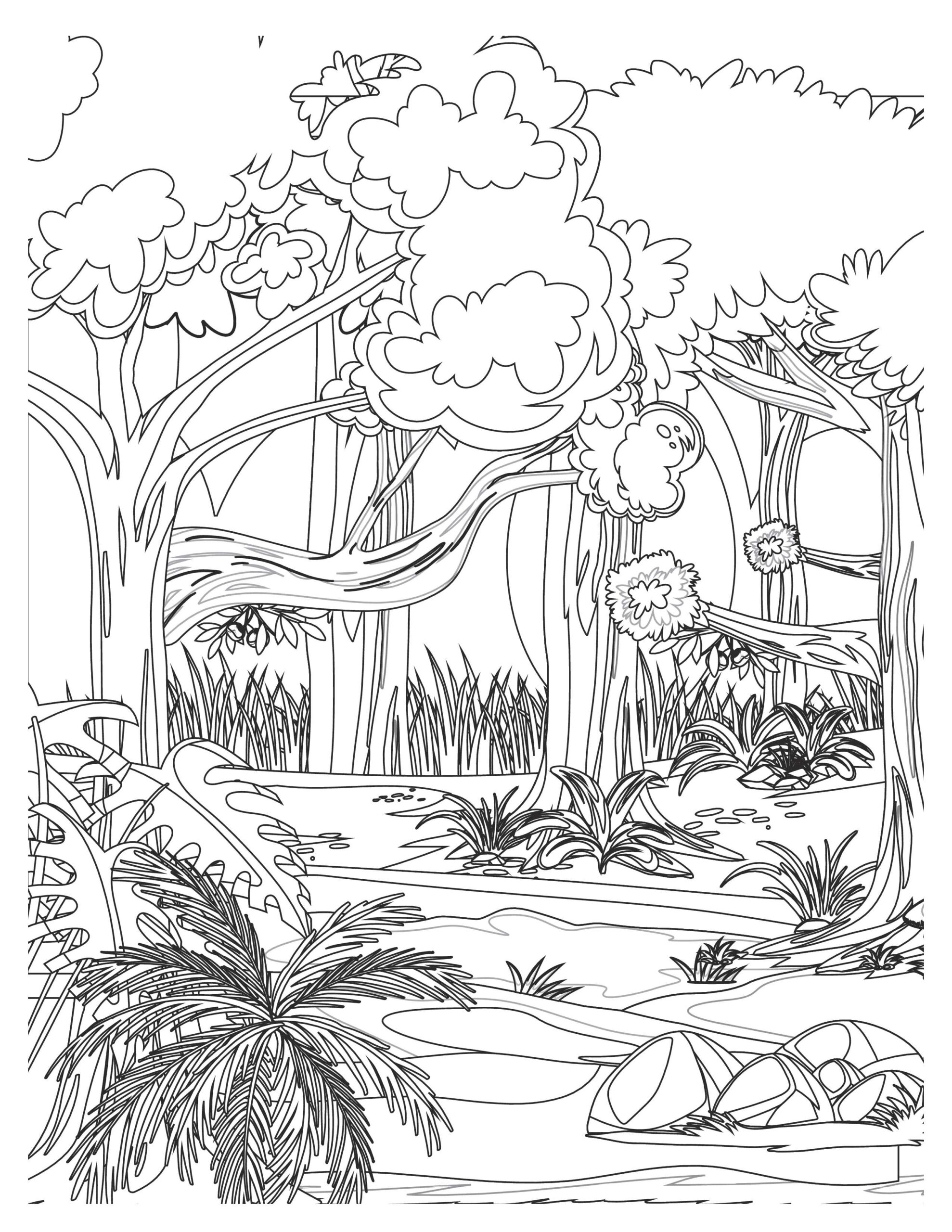 Enchanted Forest Coloring Pages: Creative Designs for All Ages