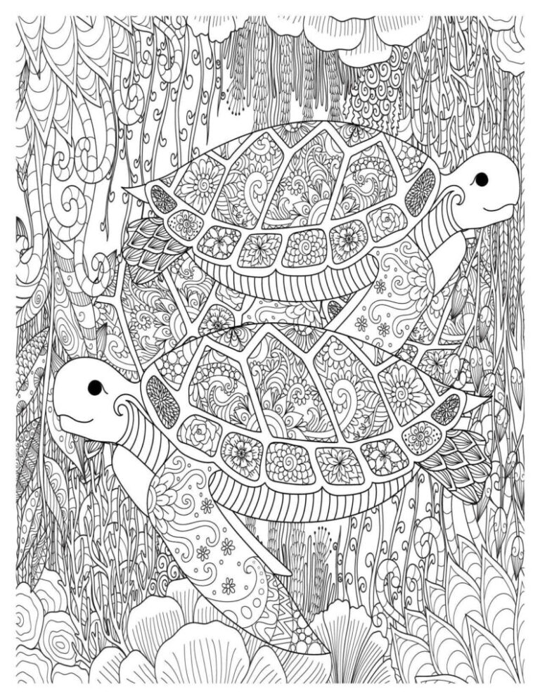 Graceful Reptile Coloring Pages: Explore Serene Designs