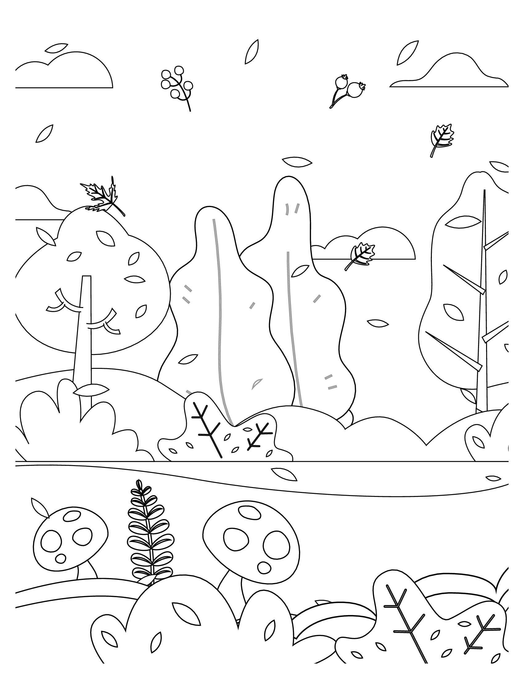 Autumn Coloring Pages: Printable Fall Fun For Kids