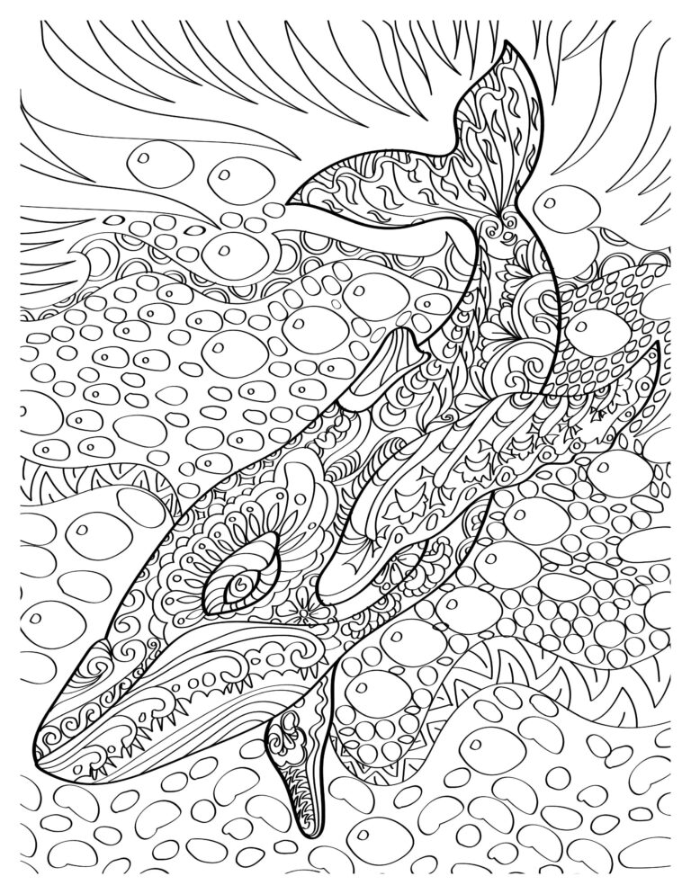 Sealife Coloring Pages: Dive into Marine Adventures
