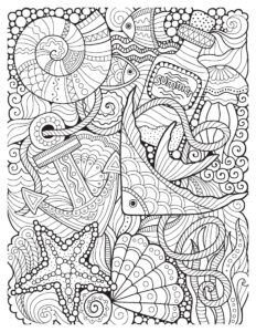 Sealife Coloring Pages: Dive into Marine Adventures