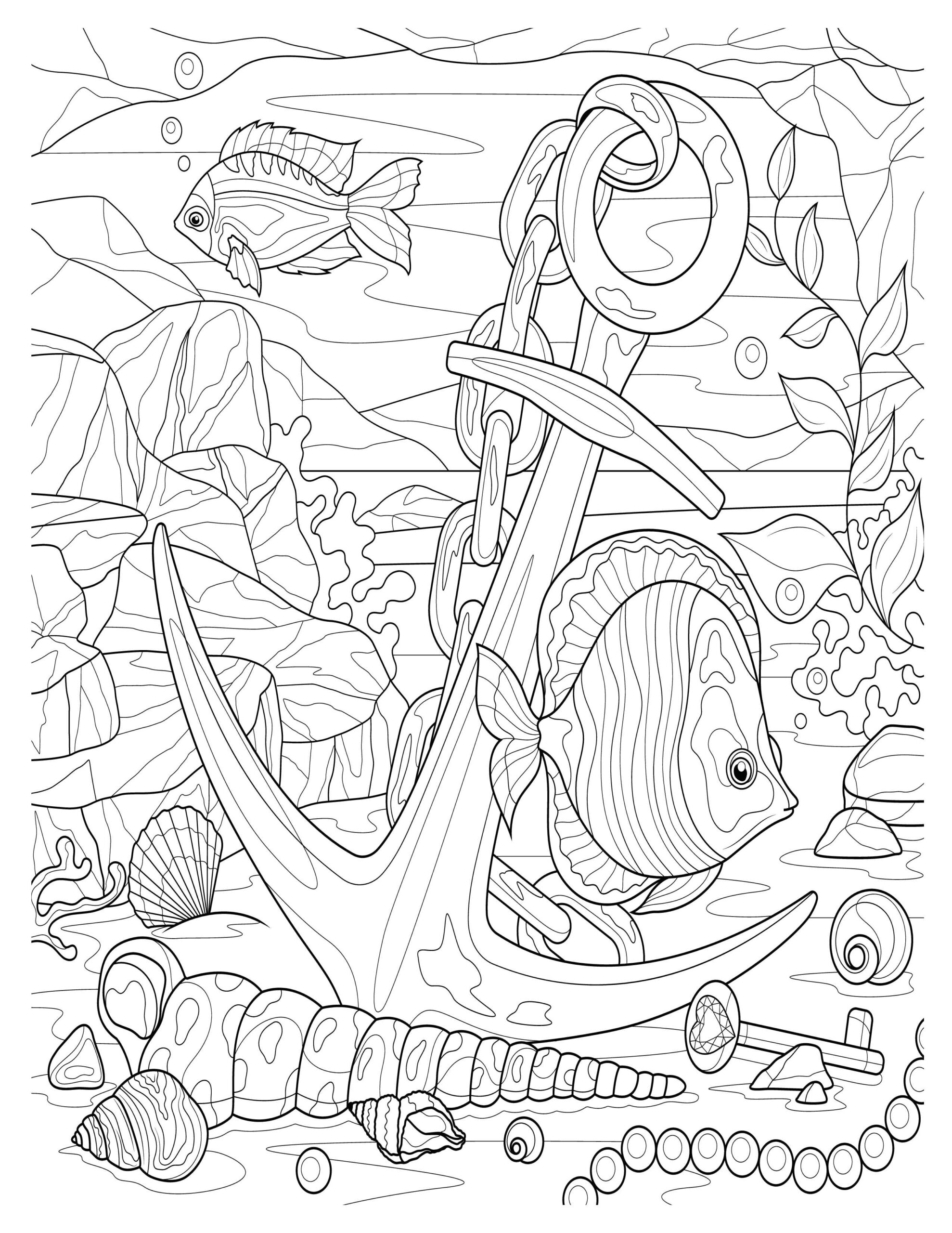 Sealife Coloring Pages: Dive into Marine Adventures