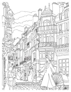 "European City Coloring Pages | Eiffel Tower, Louvre, & More!"