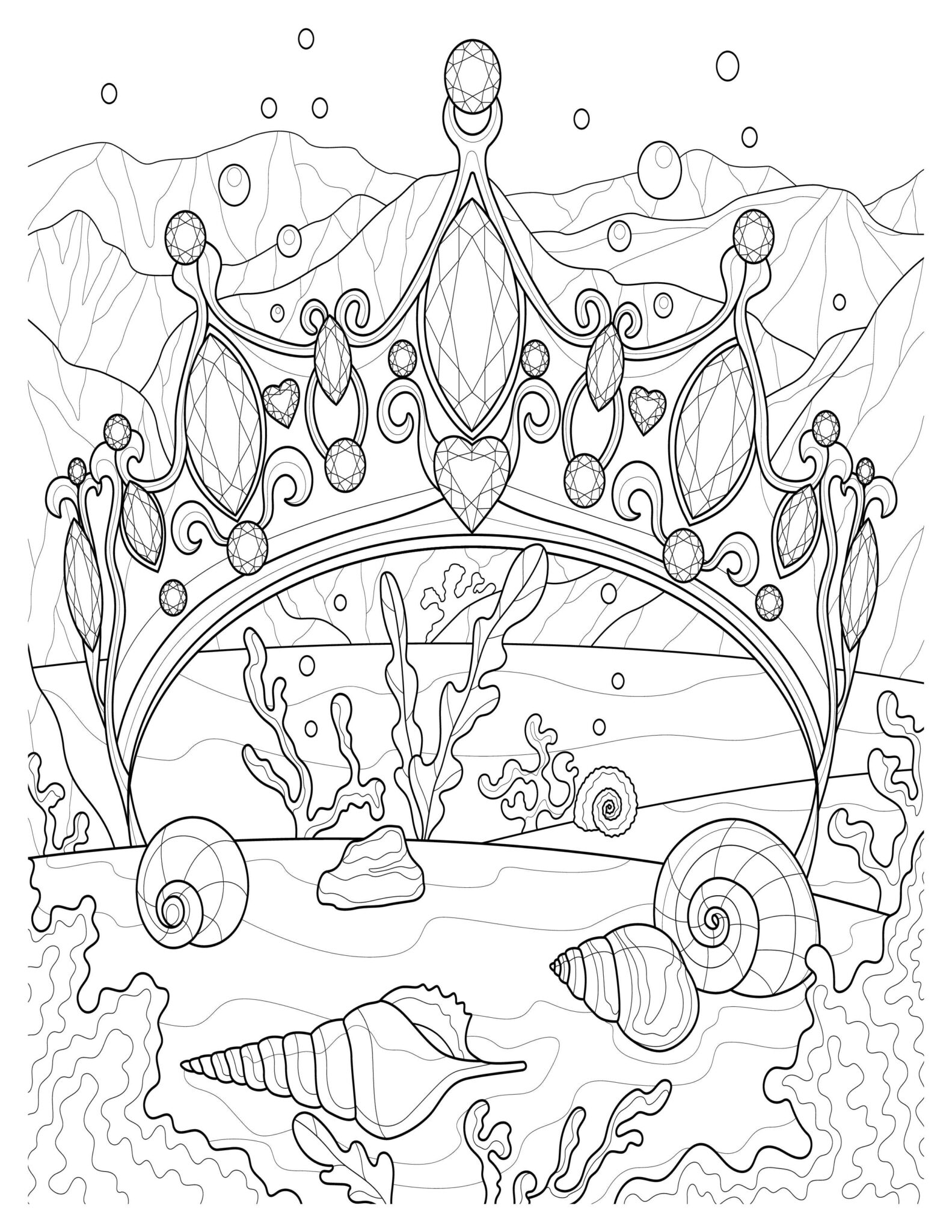 Sealife Coloring Pages: Dive into Marine Adventures