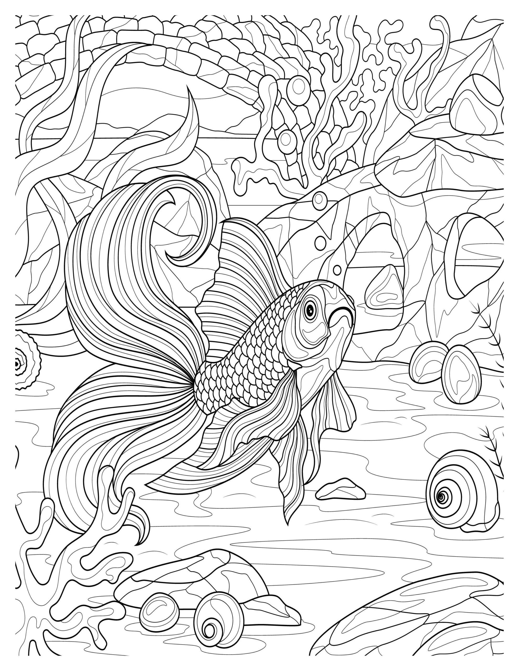 Sealife Coloring Pages: Dive into Marine Adventures
