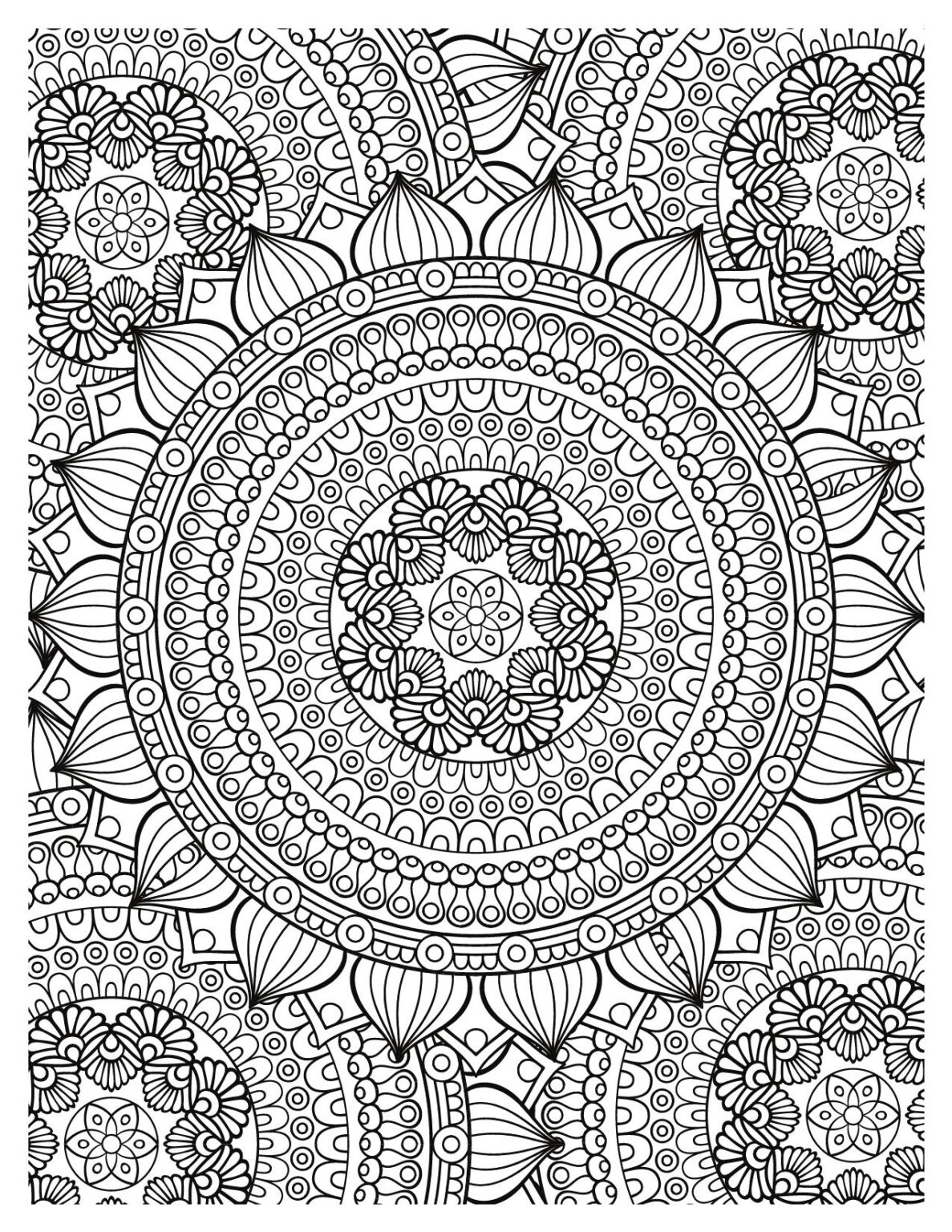 Mandala Madness: Free Coloring Pages
