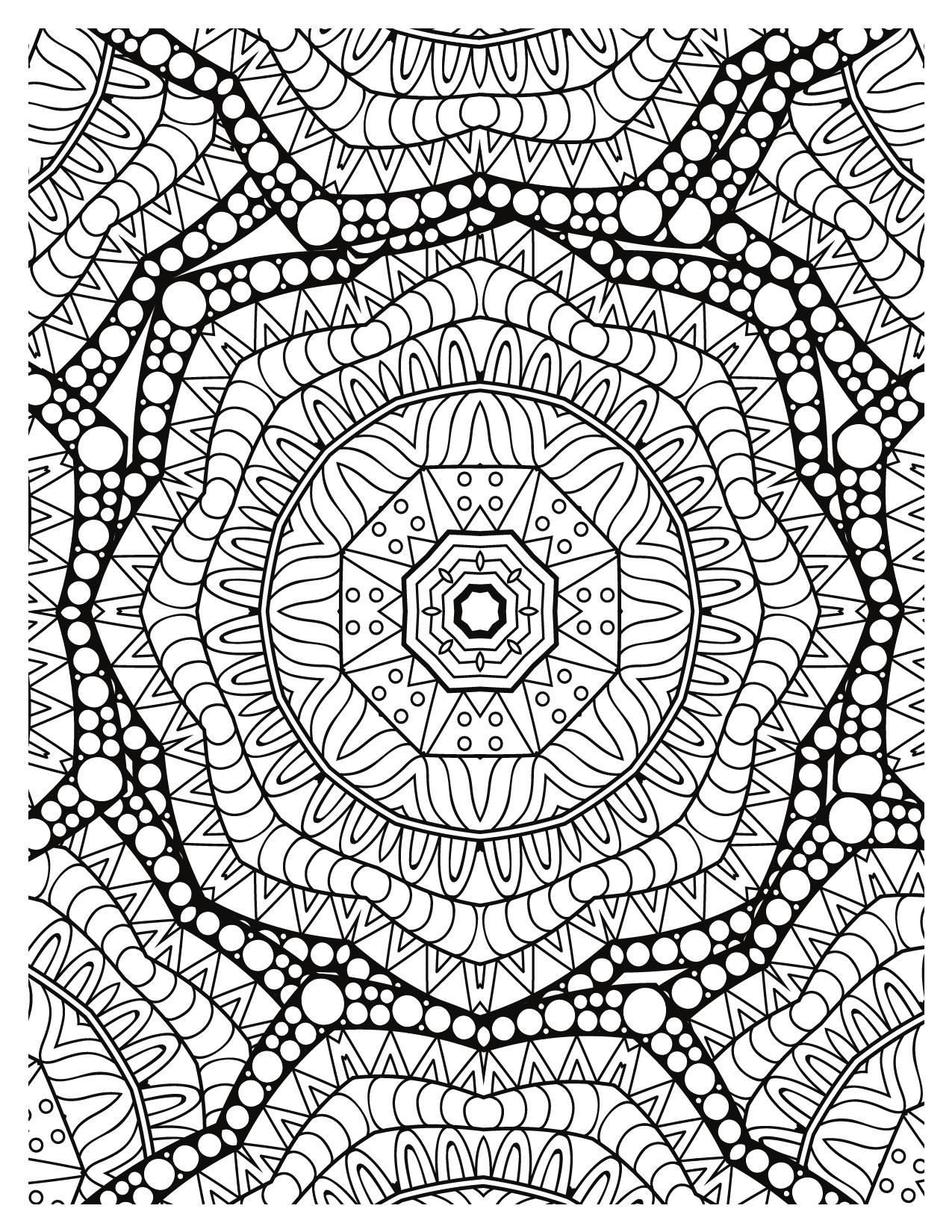 Mandala Madness: Free Coloring Pages