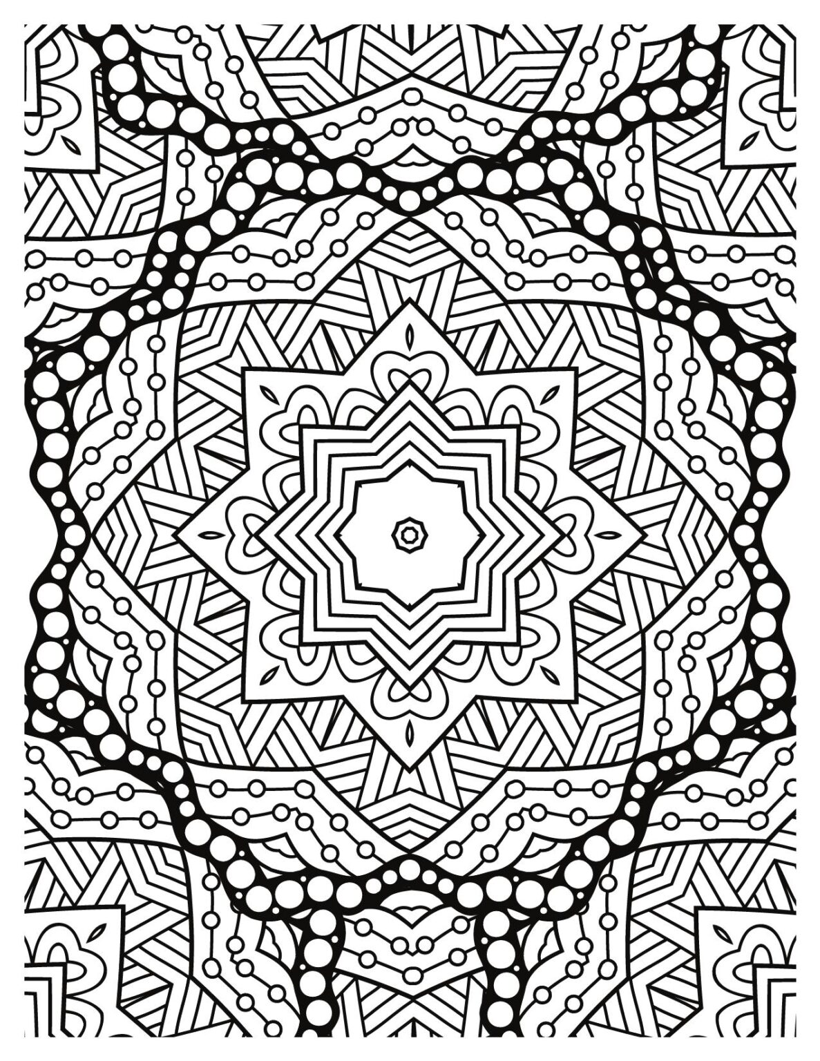 Mandala Madness: Free Coloring Pages