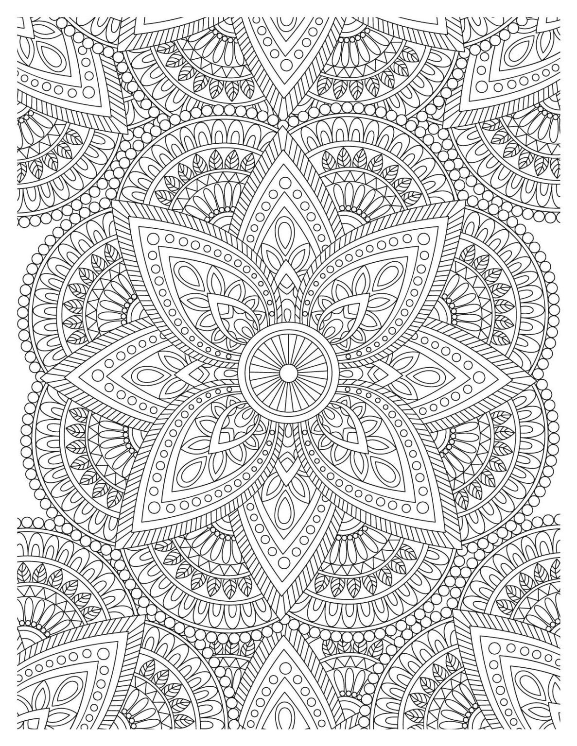Mandala Madness: Free Coloring Pages