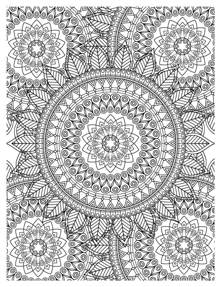 Mandala Madness: Free Coloring Pages