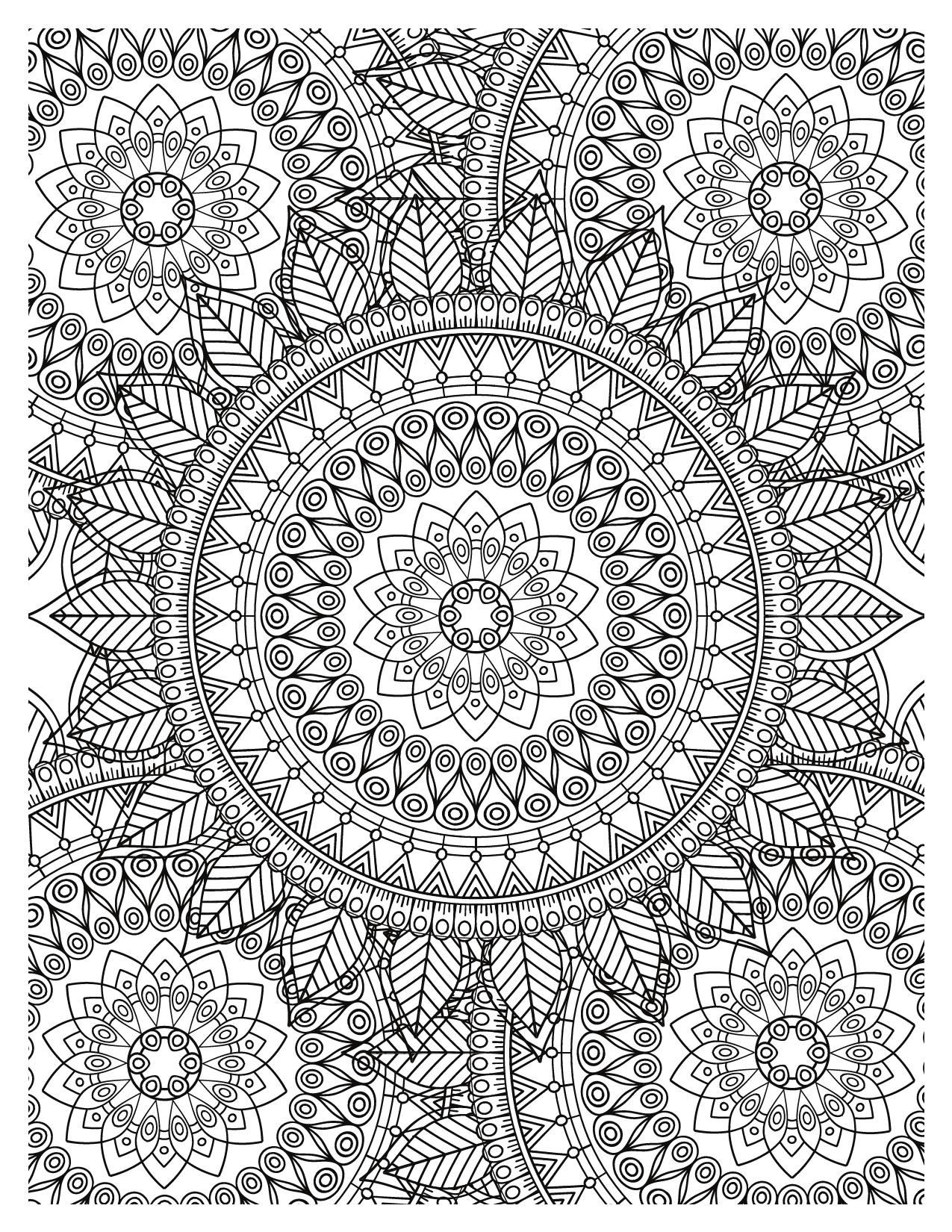 Mandala Madness: Free Coloring Pages
