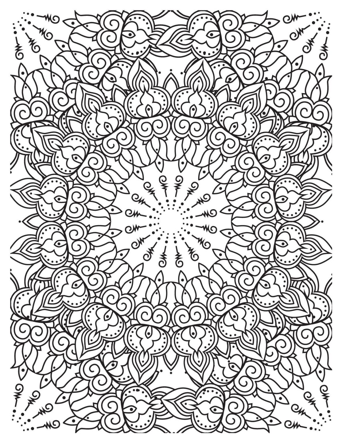Mandala Madness: Free Coloring Pages