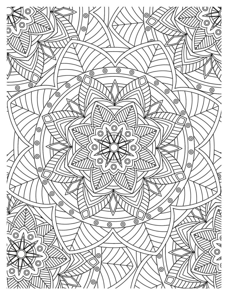 Mandala Madness: Free Coloring Pages