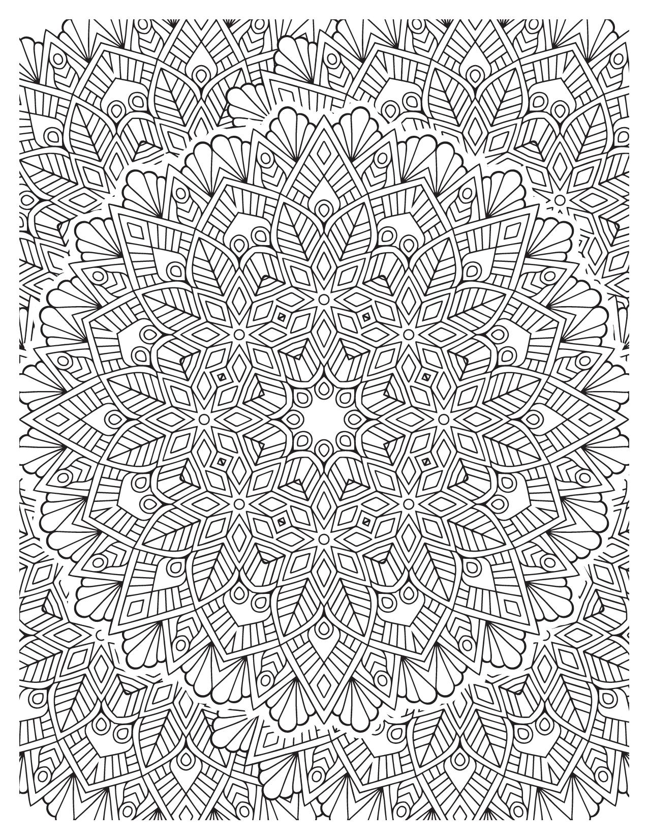Mandala Madness: Free Coloring Pages