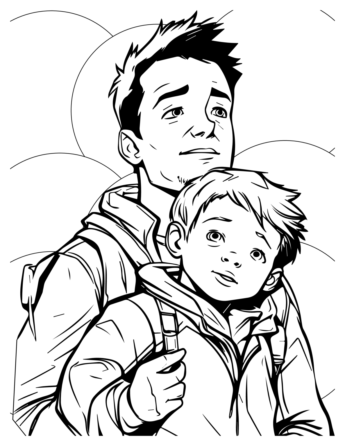 Father Coloring Pages: Creative Fun for Kids